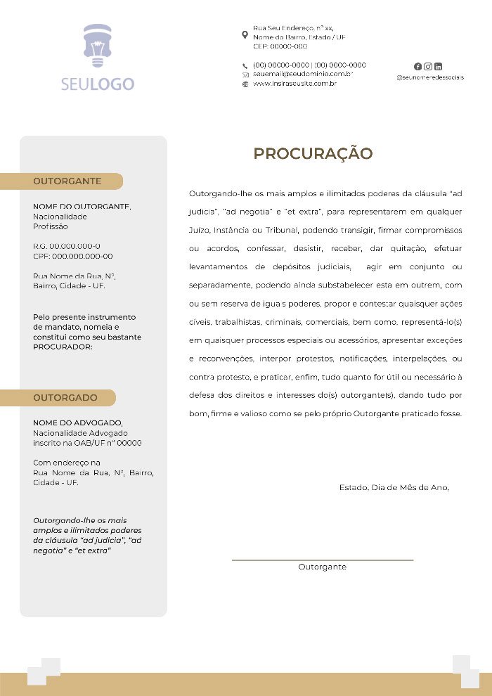 Pacote Visual Law - Agência Direito Fácil